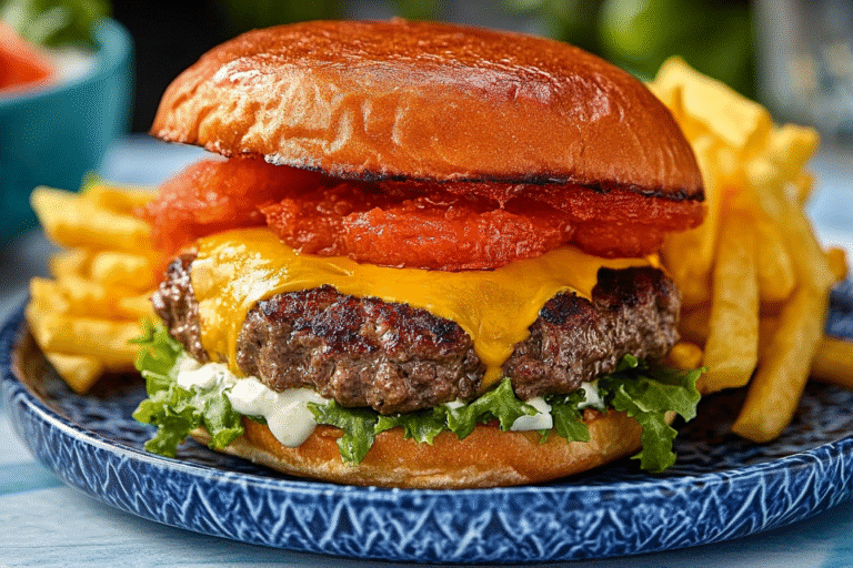 Steakhouse Burgers - recipesman